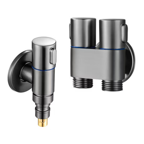 Toilet/bidet 2 way angle valve